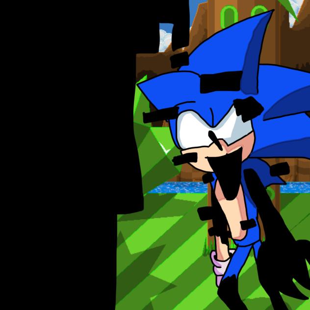 Corrupted Sonic - ibisPaint