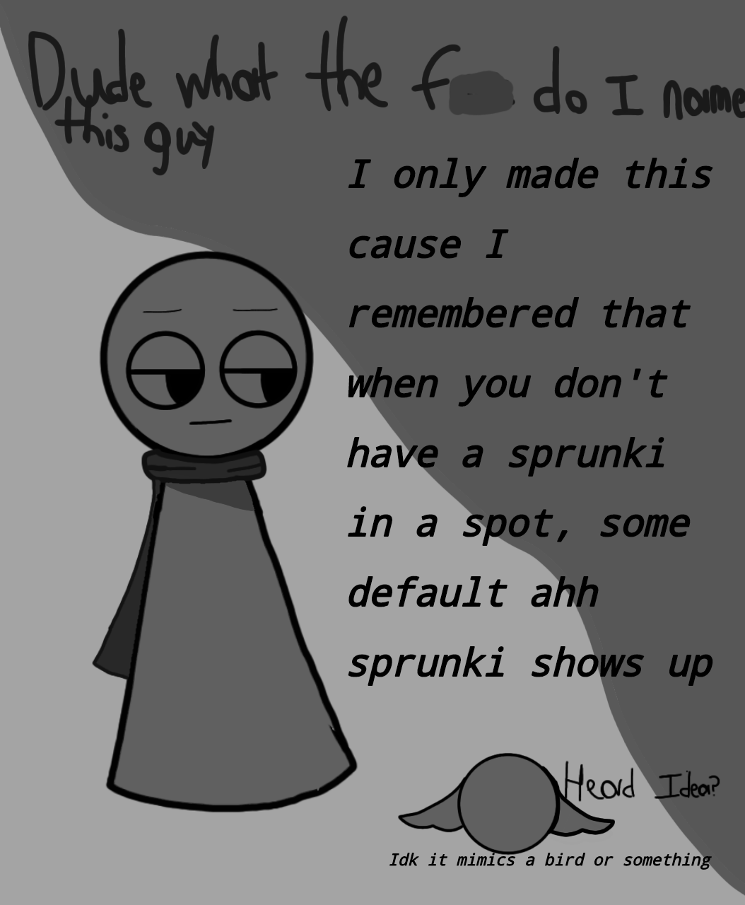 default sprunki cause (Gray Goo AU) - ibisPaint