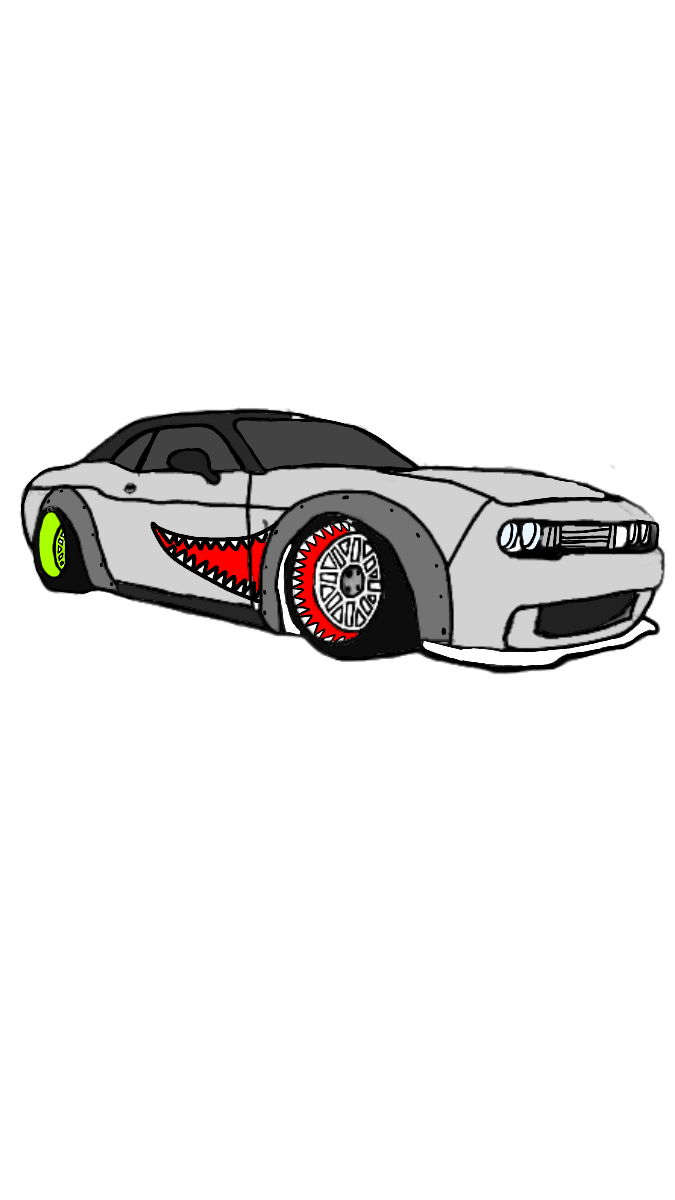 dodge charger lv works customize - ibisPaint