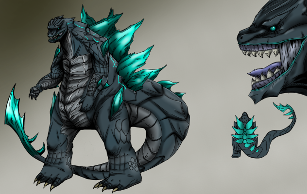 APOCALYPTIC GODZILLA - ibisPaint