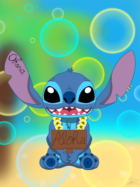 Aloha Stitch - ibisPaint