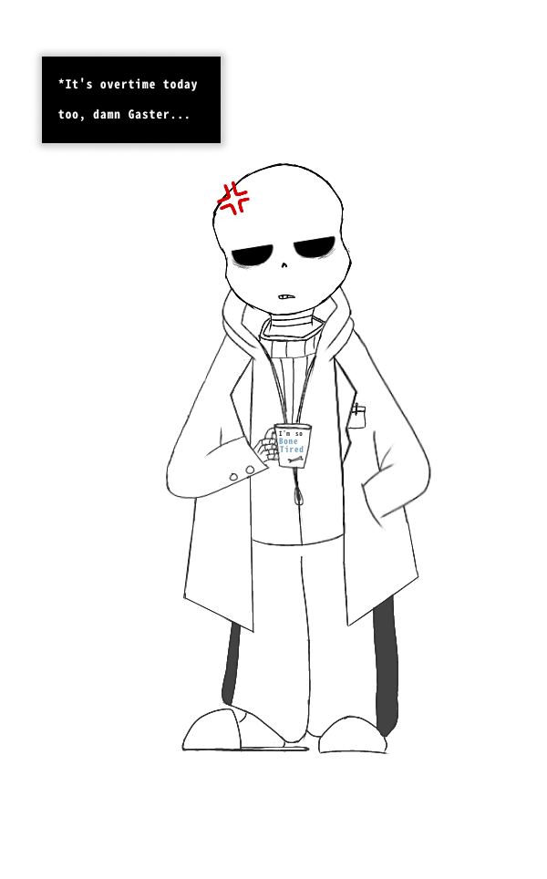 Sciencetale sans (angry) - ibisPaint