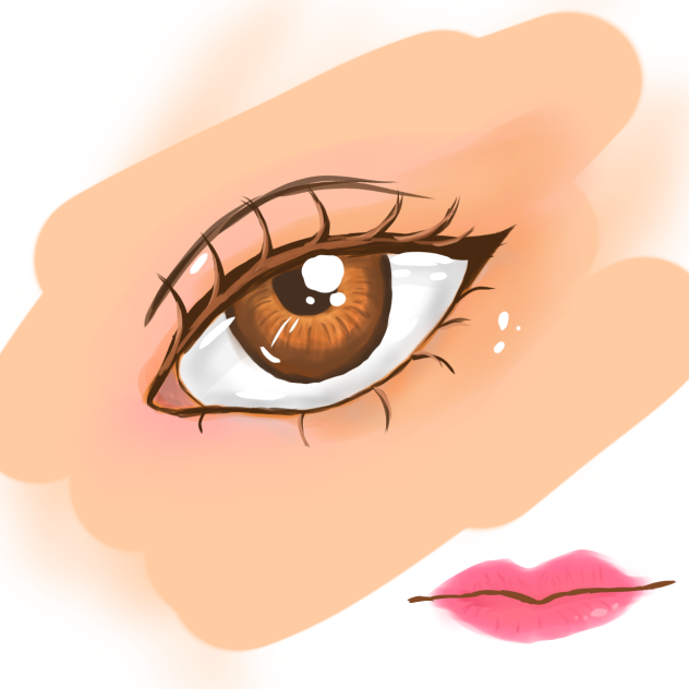 try how to eye lips - ibisPaint