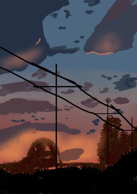 a sunset - ibisPaint