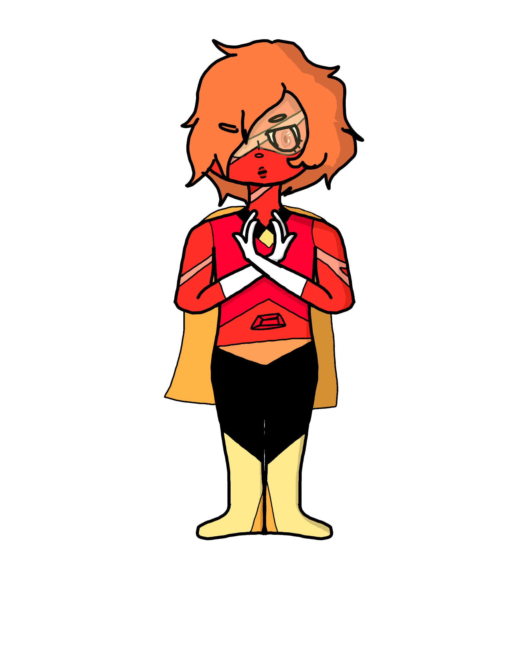 Steven Universe Gem OC Red Banded Agate - ibisPaint