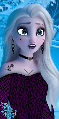 Goth Elsa - ibisPaint