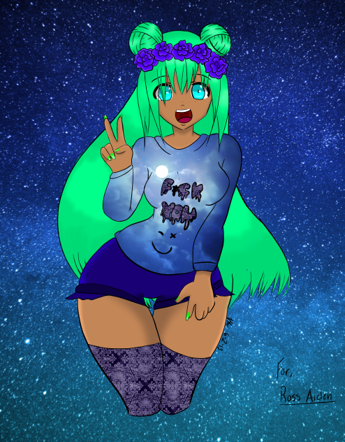 F CK You Girl for Aiden Ross - ibisPaint