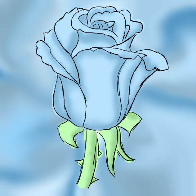 blue rose💙 - ibisPaint