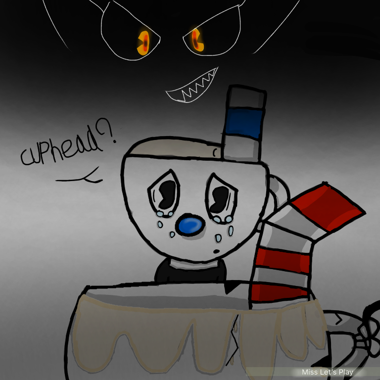 sad moment with mugman - ibisPaint