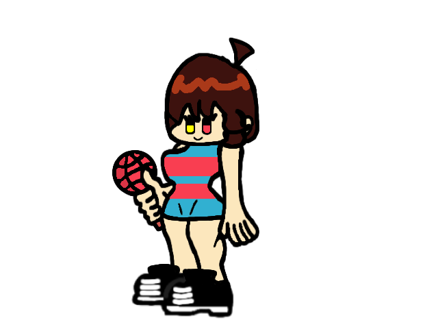 FNF Frisk - ibisPaint
