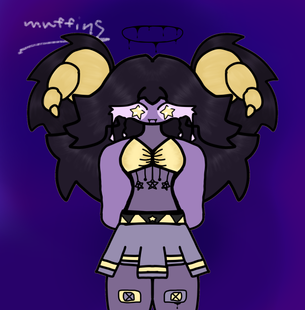 Galaxy demon I was bored - ibisPaint