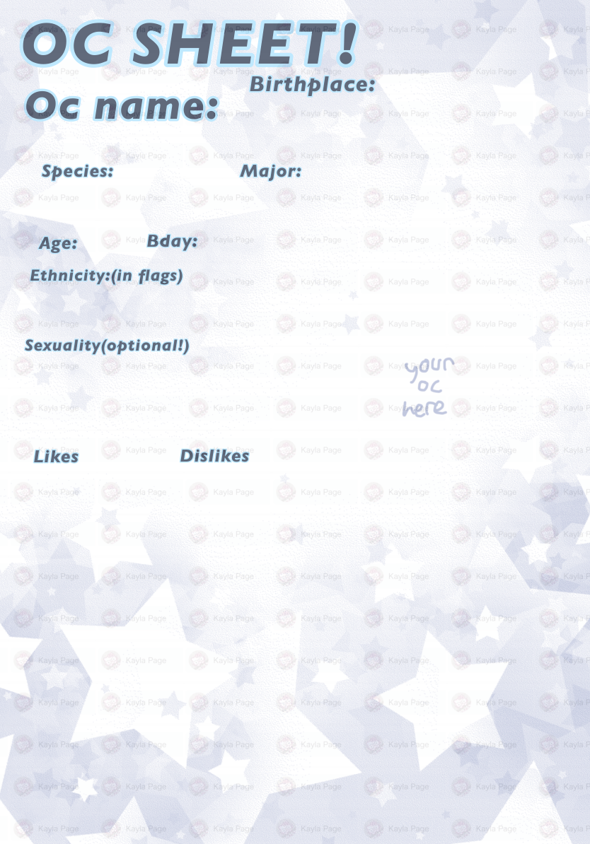 bcc oc sheet! - ibisPaint