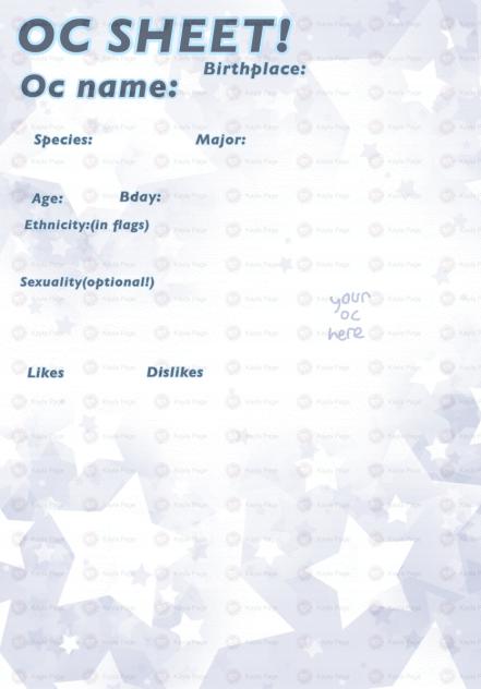 bcc oc sheet! - ibisPaint