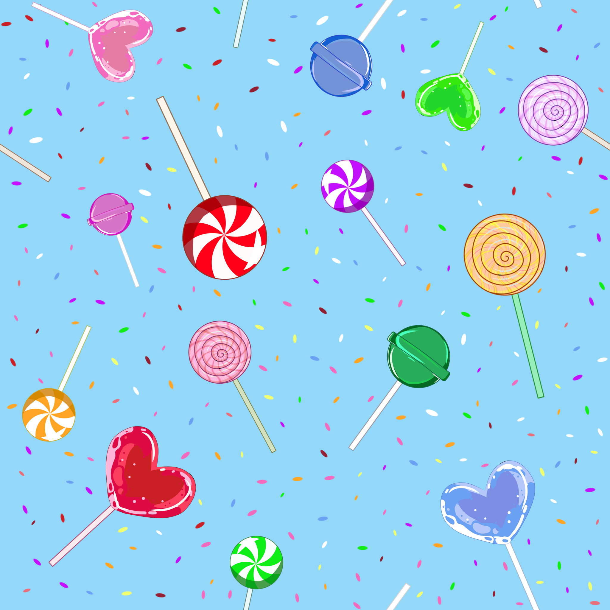 Sprinkle & Pops Pattern - ibisPaint