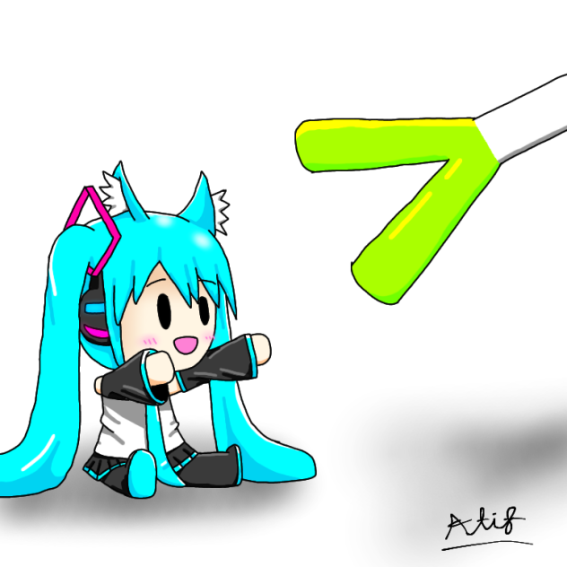 Chibi Neko Miku - ibisPaint