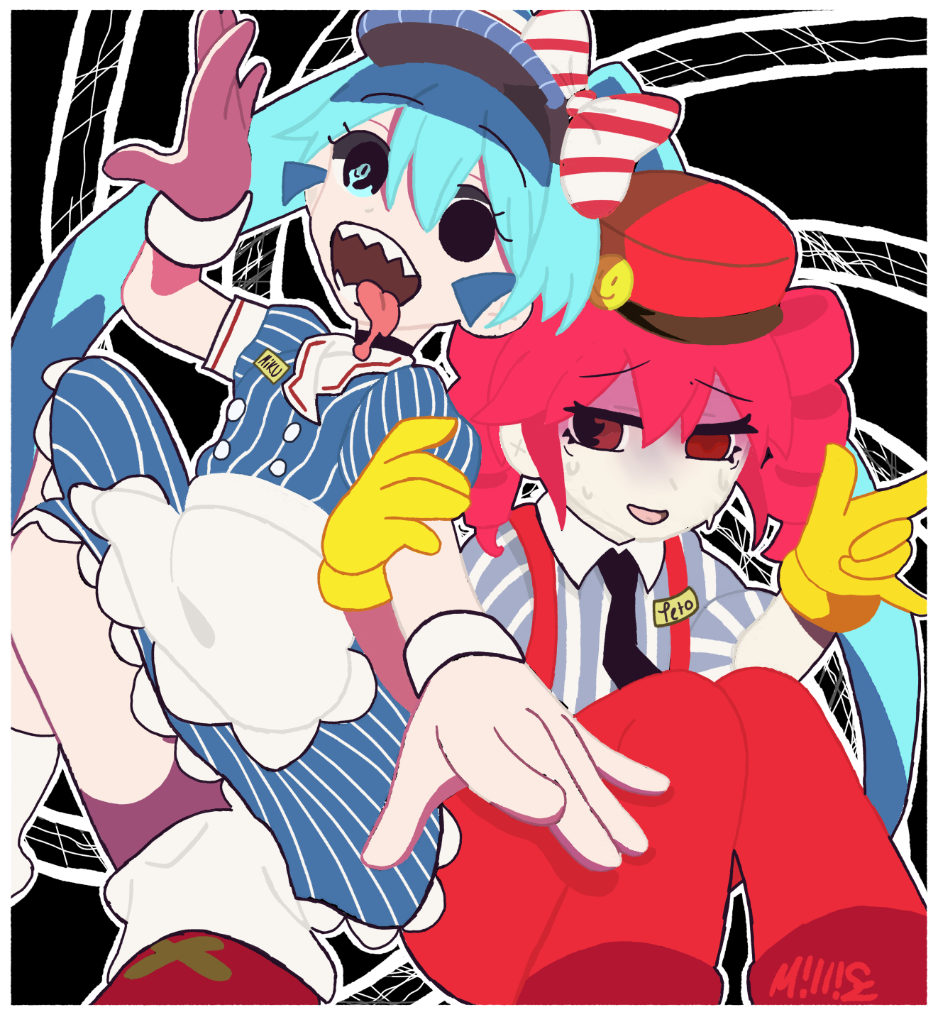 Mesmerizer- Miku and Teto- - ibisPaint