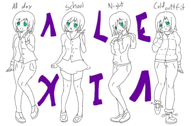 Alexia in actitude - ibisPaint