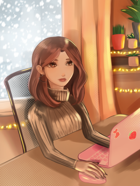 Studying atmosphere 🌿 - ibisPaint