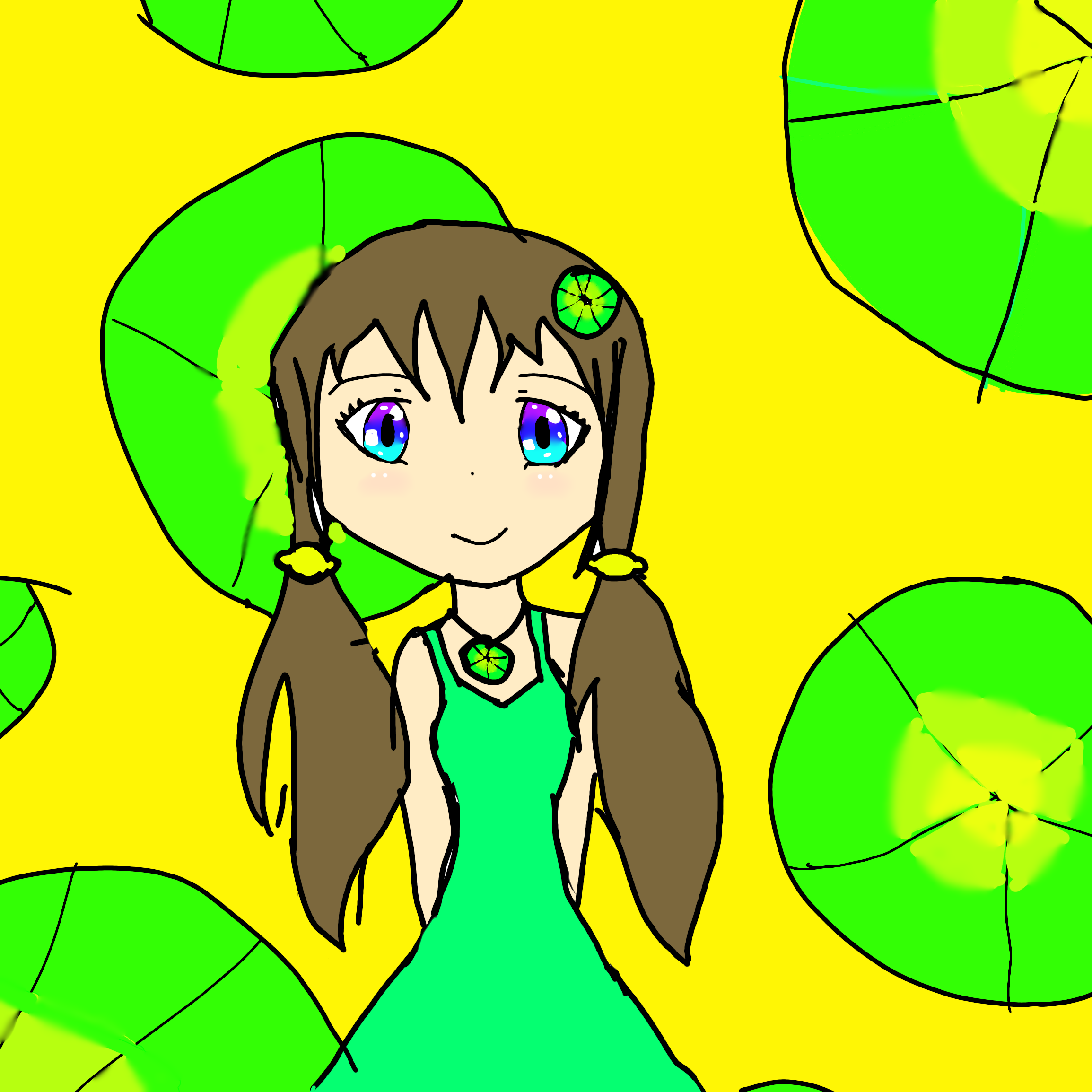 lime girl - ibisPaint