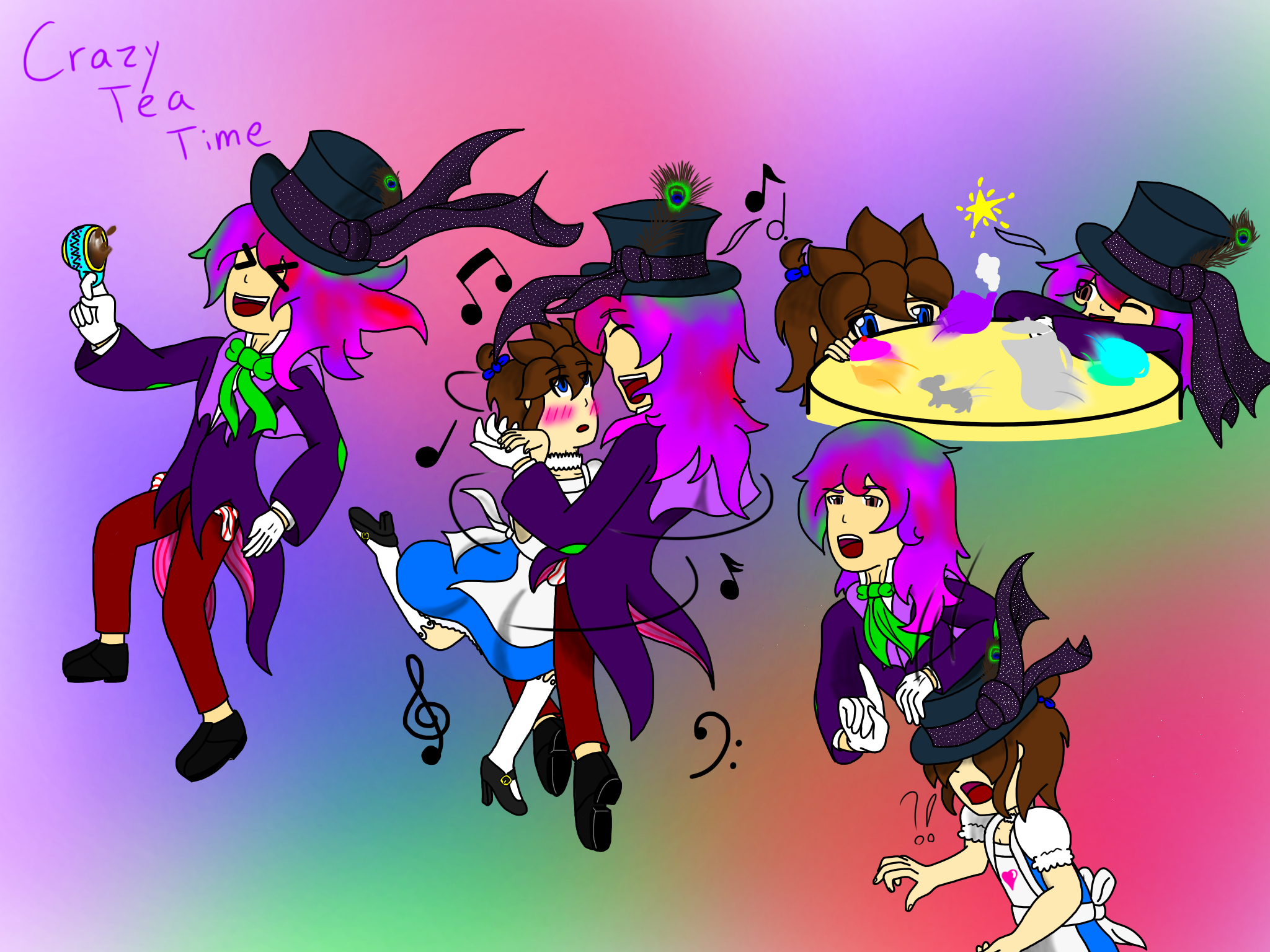 Crazy Tea Time - ibisPaint