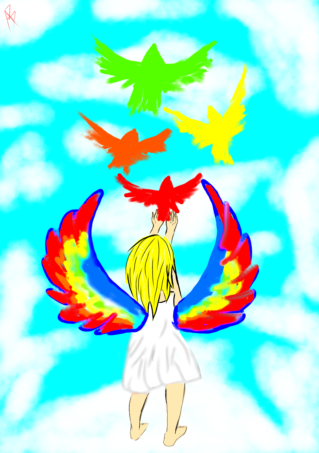 colorful angel - ibisPaint