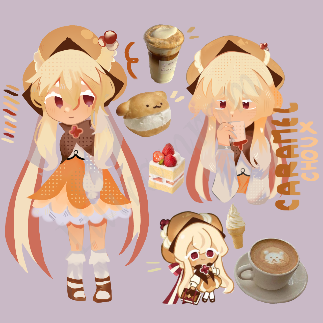 caramel choux - ibisPaint