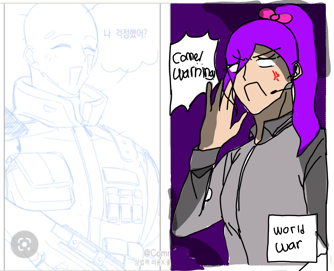 Collab World war - ibisPaint