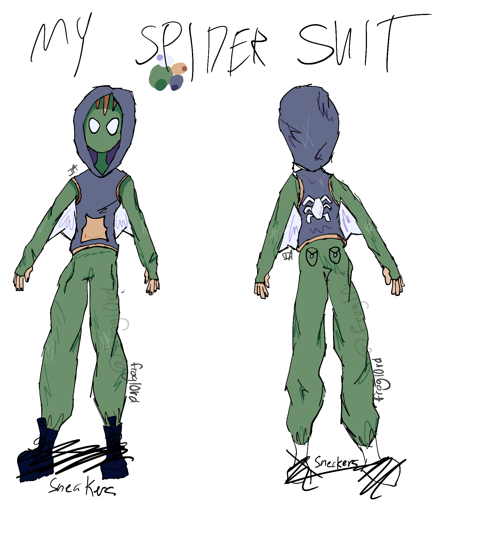 My spider suit - ibisPaint