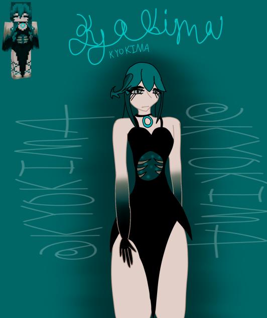 My Minecraft Skin (female warden) - ibisPaint