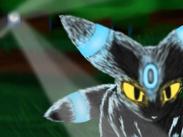 “Realistic” Umbreon - ibisPaint