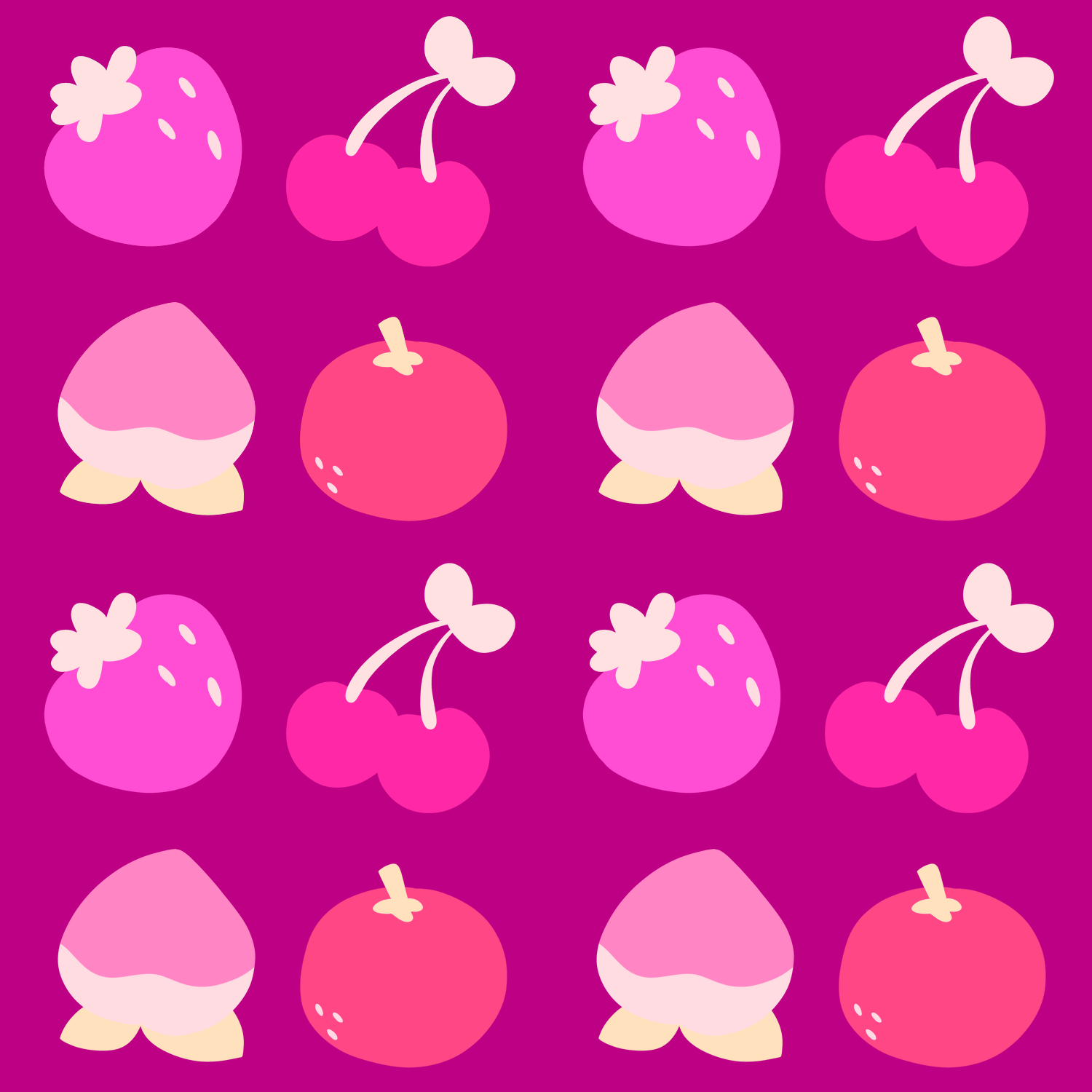 Fruit pattern v2 - ibisPaint