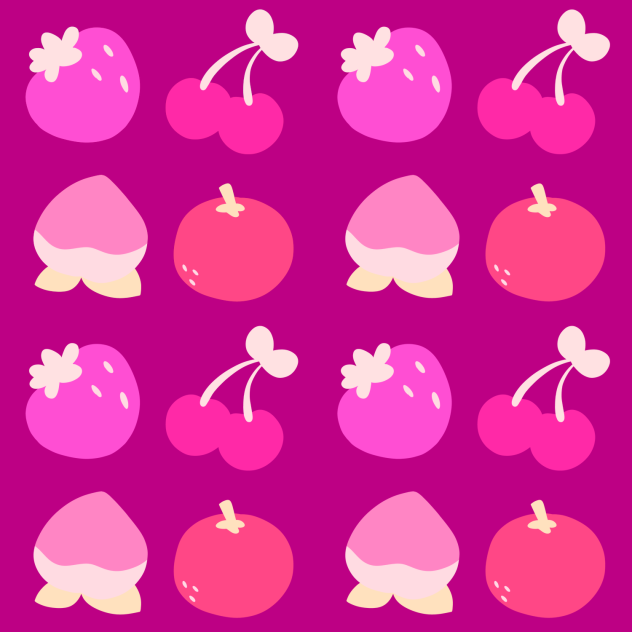 Fruit pattern v2 - ibisPaint