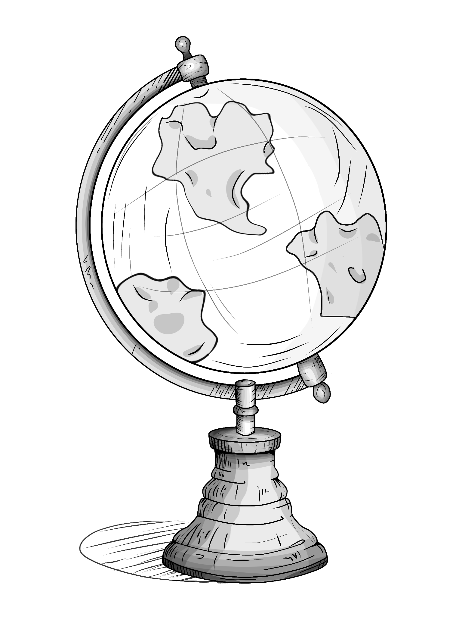 Earth globe 1 - ibisPaint