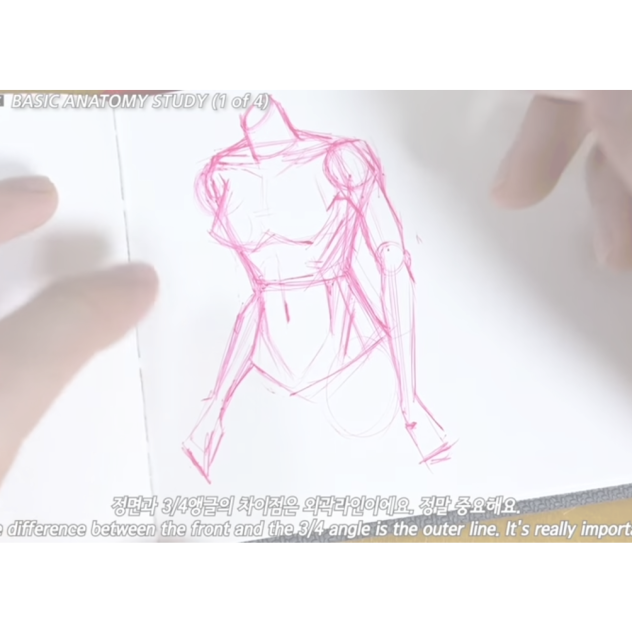 Practica torso ¾ P1 - ibisPaint