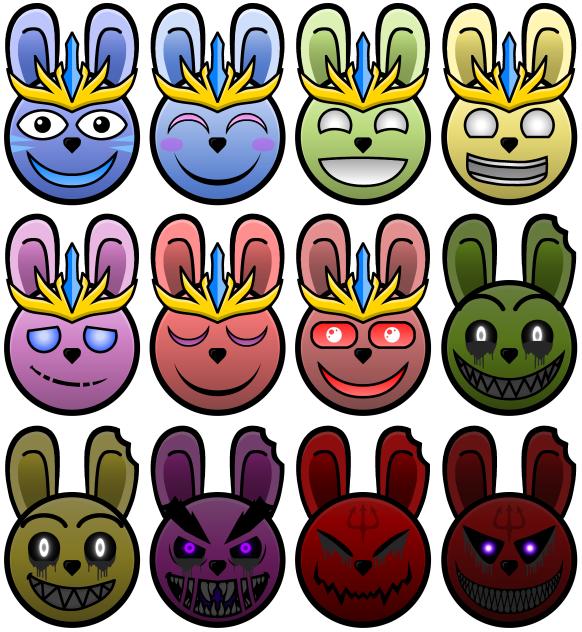 New Custom Terraria Difficulty Faces #4 - ibisPaint