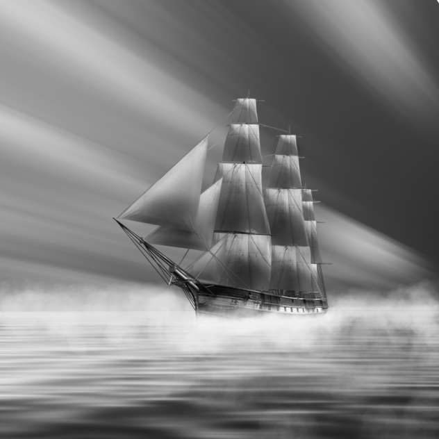 Sailing the ocean - ibisPaint