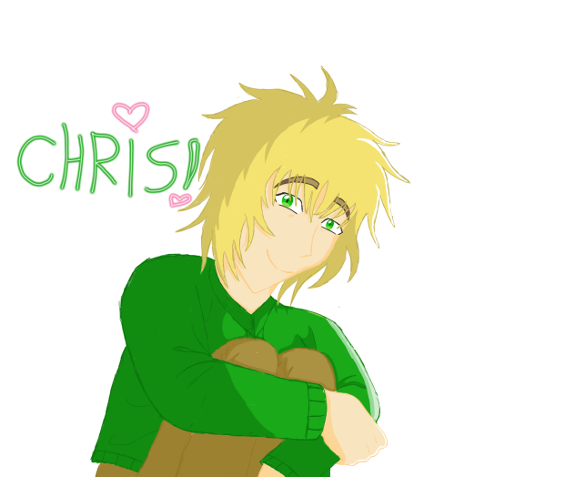 Chris in a casual pose - ibisPaint