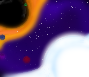 blackhole and whitehole - ibisPaint
