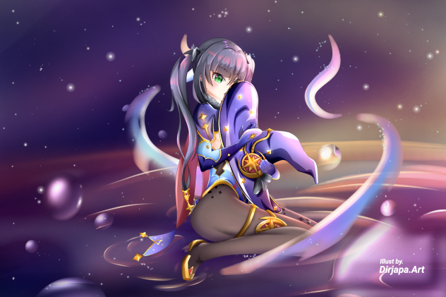 Mona Genshin Impact - ibisPaint