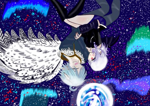 Uh..You just turned my world upside down - ibisPaint