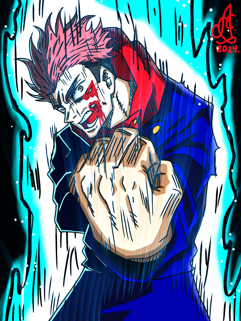 itadori - jujutsu kaisen - ibisPaint
