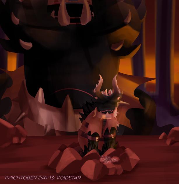 PHIGHTOBER DAY 13! VOIDSTAR - ibisPaint