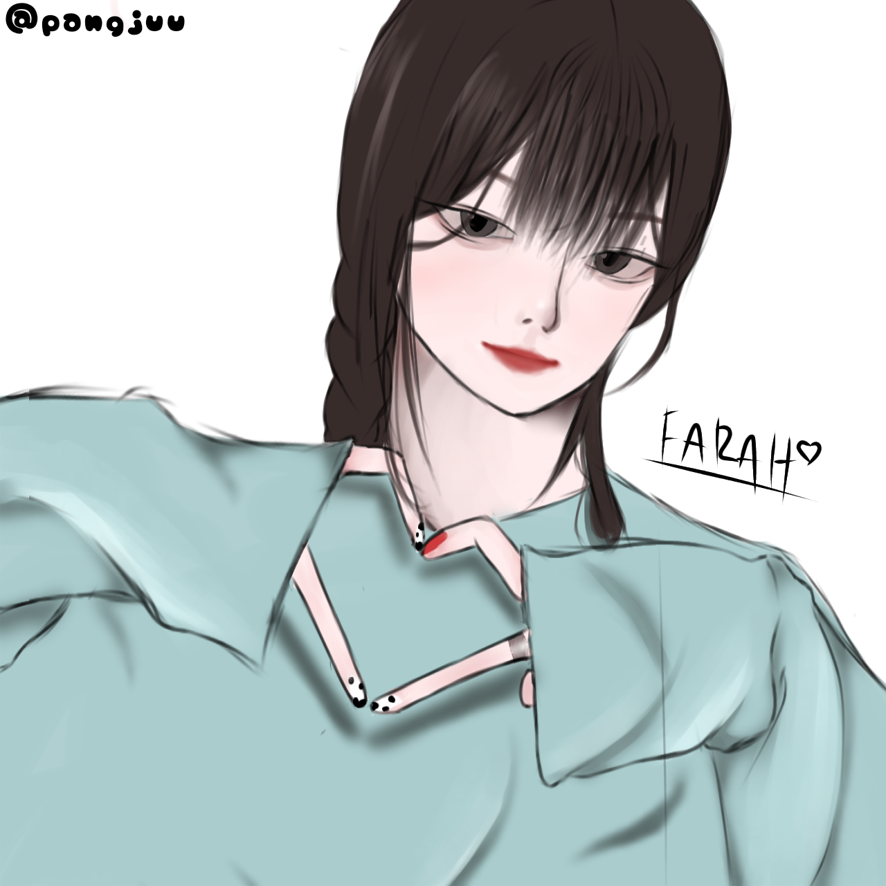 Fanart for @Pangjuu - ibisPaint