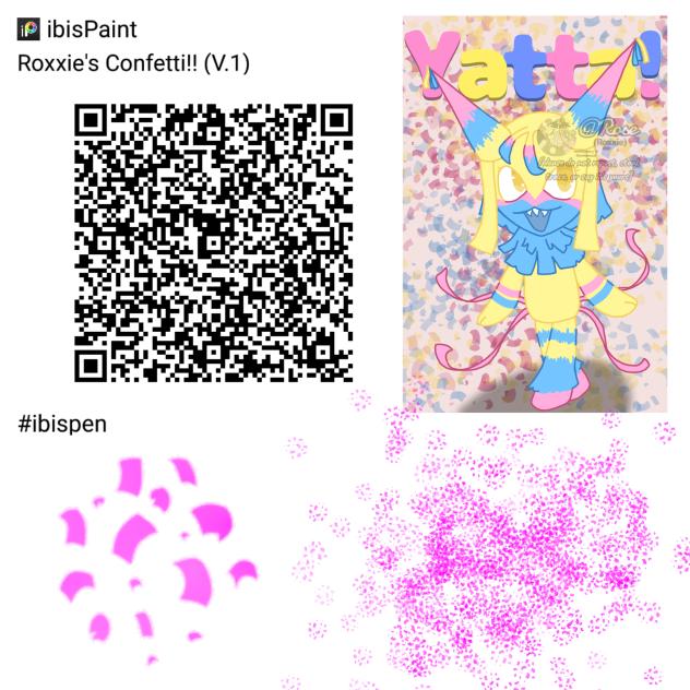 Confetti Brush!! (Version1) - ibisPaint