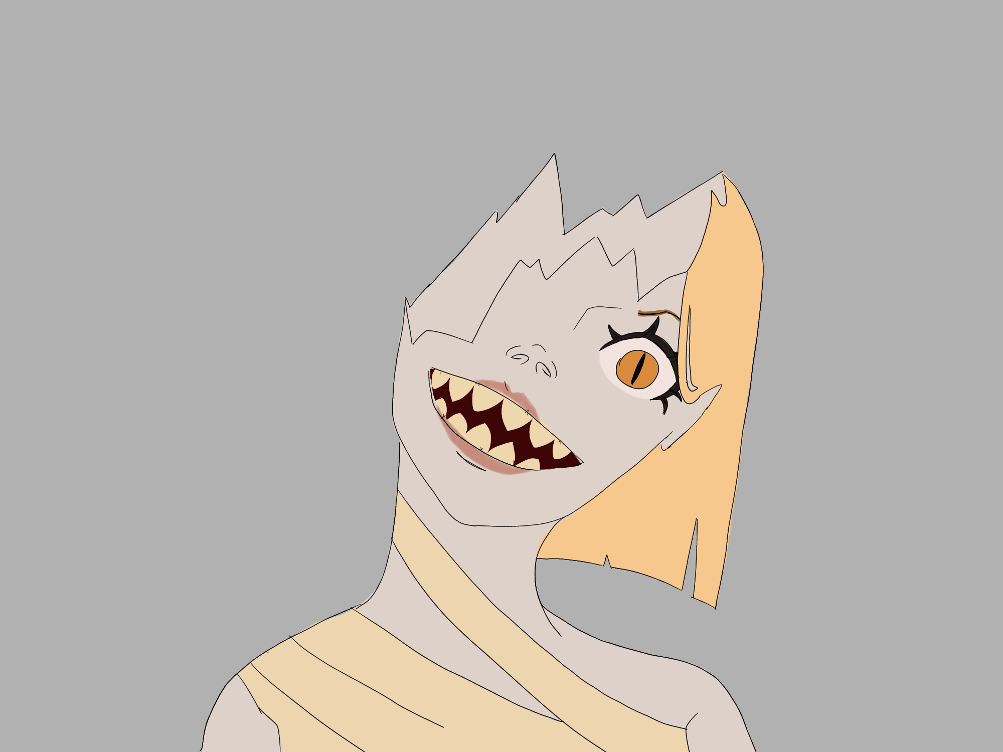 practice your shading here horror theme - ibisPaint