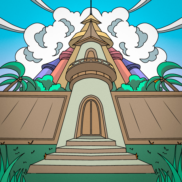 castle (colored) - ibisPaint