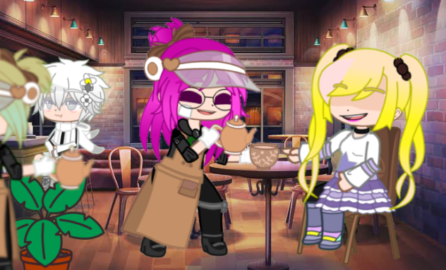 Cafe worker - ibisPaint