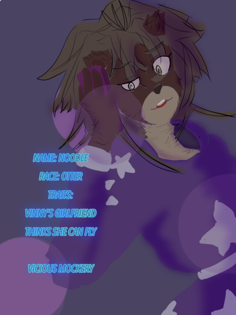 NOODLE THE OTTER - ibisPaint