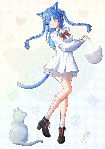 CATS GIRL - ibisPaint