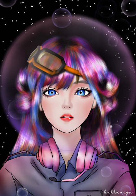 girls in space - ibisPaint